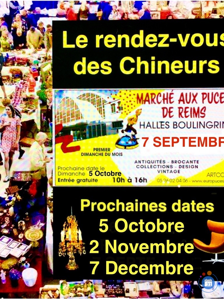 Marché aux Puces de Reims Halle Boulingrin