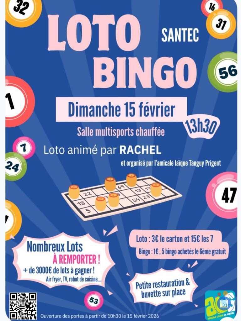 Loto Ecole Tanguy Prigent Santec, animé par Rachel - Santec (29)