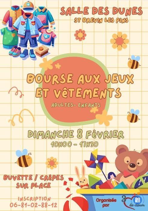 Bourse aux jeux et vêtements (adultes et enfants) - Saint-Brevin-les ...